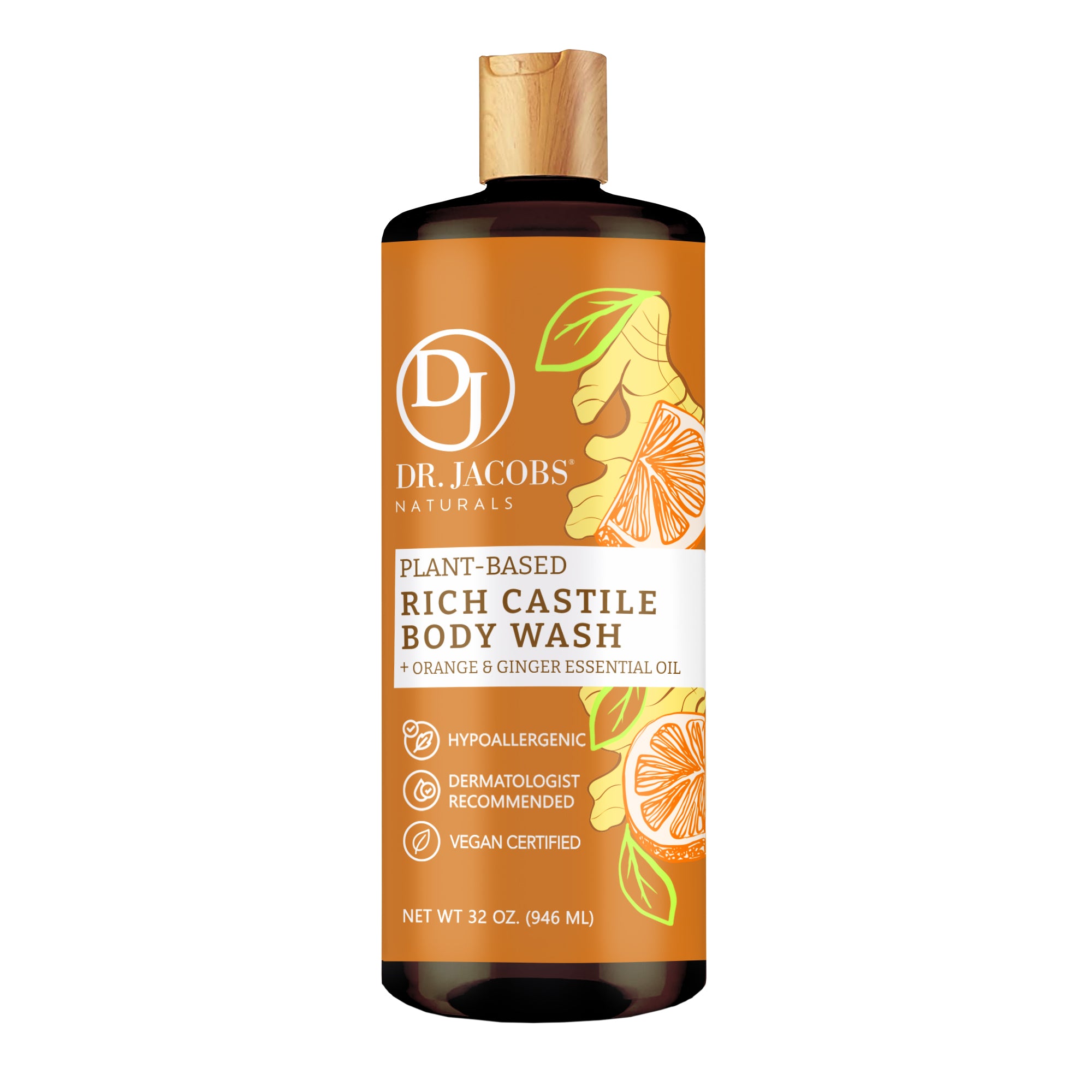 Orange & Ginger Castile Body Wash – Dr. Jacobs Naturals