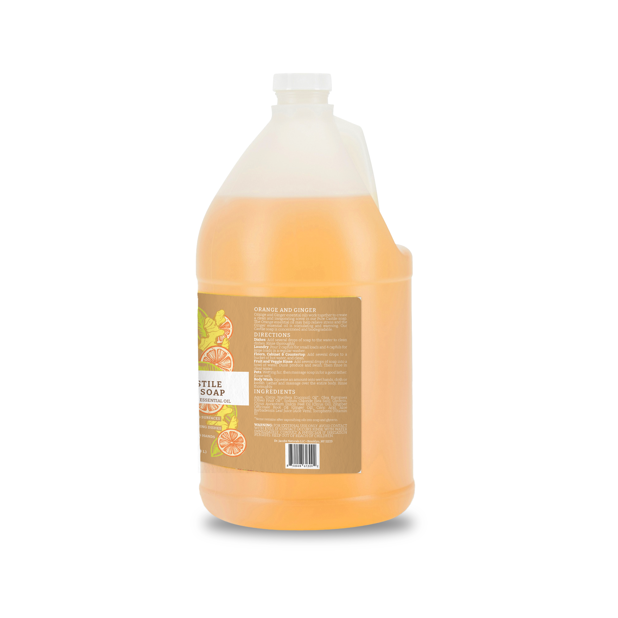 Orange & Ginger All in 1 Castile Soap – Dr. Jacobs Naturals